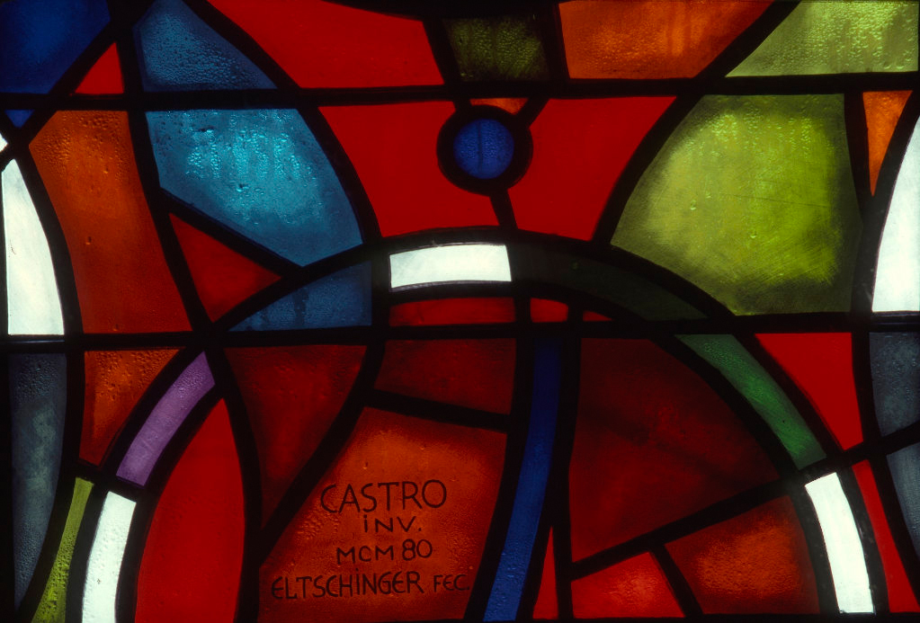 The Burning Bush (detail with signatures). | SERGIO DE CASTRO